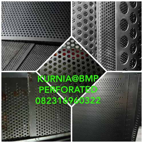 Jual plat lubang/perforated besi ukuran 0,8mm x 150mm x 450mm lubang ...