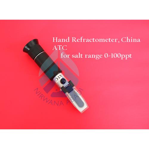 Jual Hand Refractometer salinity 0 - 100 ppt Alat ukur kadar garam ...