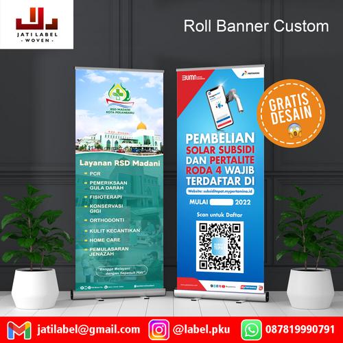 Jual Roll up banner 60x160 Plus cetak custom - Blackout - Kota ...