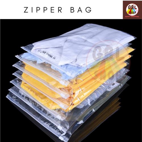 Jual Plastik Baju Bening 25x30 Plastic Zipper Bag - Jakarta Barat - GBL ...
