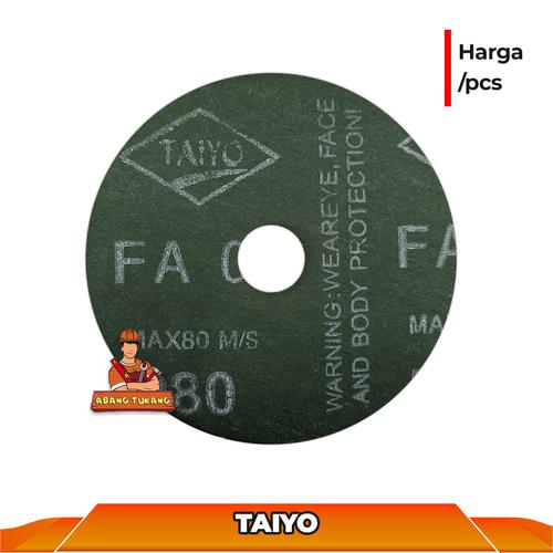 Jual Amplas Fiber Disc TAIYO 4" Inch Mata Gerinda Fiber Disc P24 P36 P40 - P24 - Jakarta Barat ...