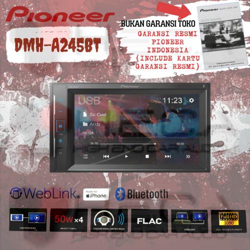 Jual Pioneer DMH-A245BT Head Unit Double Din DMH A245 BT Tape Audio Mobil - Kota Depok - High ...