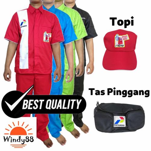 Jual Seragam Pasti Pas SPBU Operator Pengawas Teknisi Office Boy ...