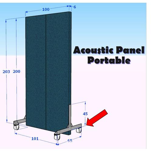 Jual Kaki Roda Panel Akustik Portable - Panjang - Kota Depok - Gesang ...