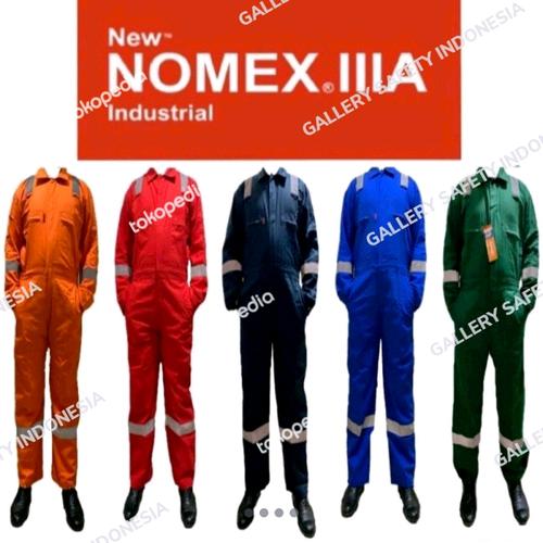 Jual BAJU ANTI API NOMEX IIIA/COVERAL NOMEX III A MIGAS BATU BARA MERAH ...