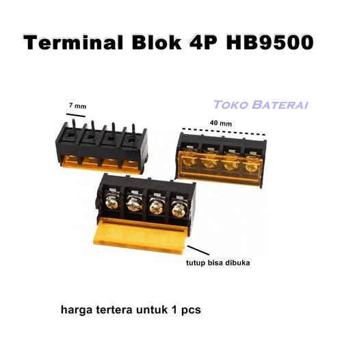 Jual 4 Pin 4P Terminal Block HB 9500 Pitch 9.5mm HB9500 Konektor Blok ...