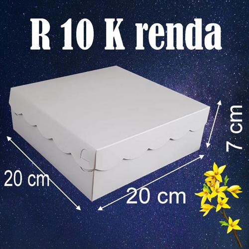 Jual R10K 310 gr /20x20/ Dus/Kardus/Kerdus/Dos Nasi Makanan Kue Roti ...