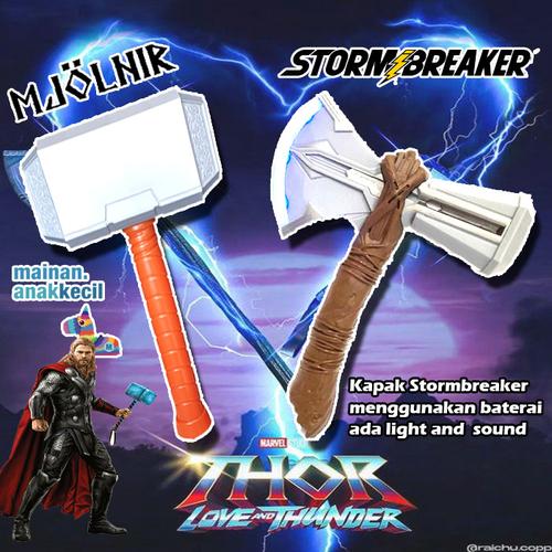 Jual mainan kostum anak senjata mjolnir palu thor avengers - Jakarta ...