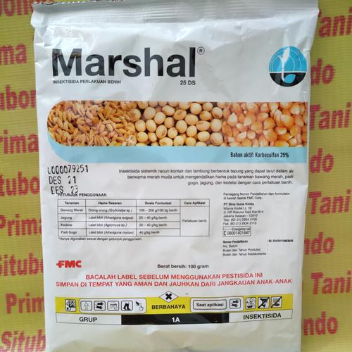 Jual Insektisida Karbamat Marshal 100gr 25 DS Insektisida Perlakuan ...