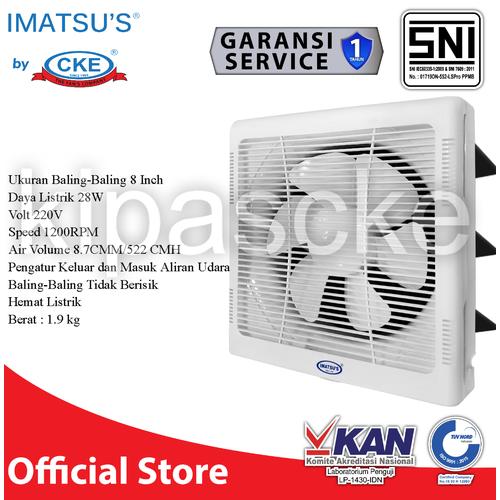 Promo Wall Exhaust/Hexos/Heksos Fan Dinding 8" Exhaust Fan Dinding 8 ...