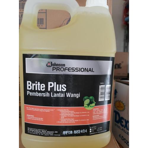 Jual New Brite Plus Johnson 4 Liter Cairan Pembersih lantai - Apple ...