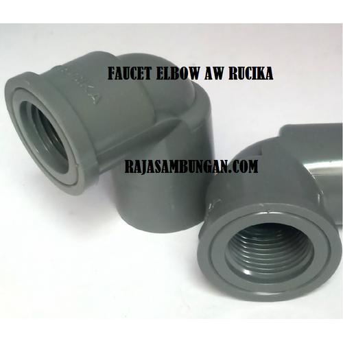 Jual Faucet Elbow 3/4 inch AW Kuningan Knie Drat Dalam PVC Sambungan Pipa - Kota Depok - raja ...