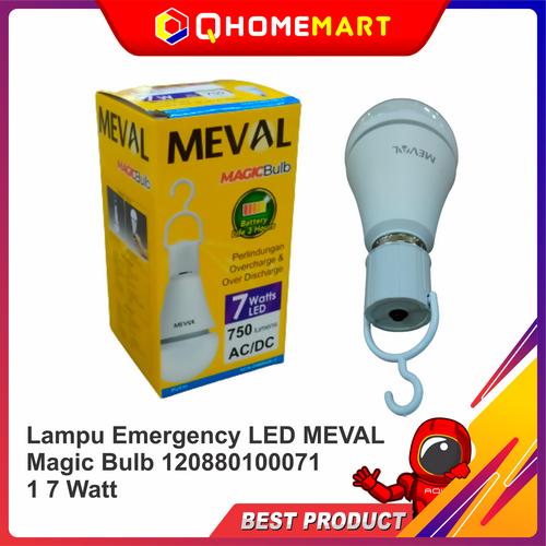 Jual Lampu Emergency LED MEVAL Magic Bulb 1208801000711 7 Watt - Kab ...