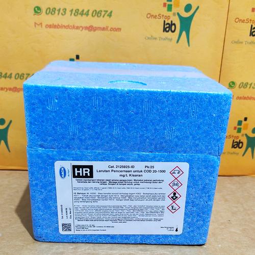 Jual HACH 21259-25 COD Reagent HR Digestion Vials, 20-1500 mg/L, pk/25 ...