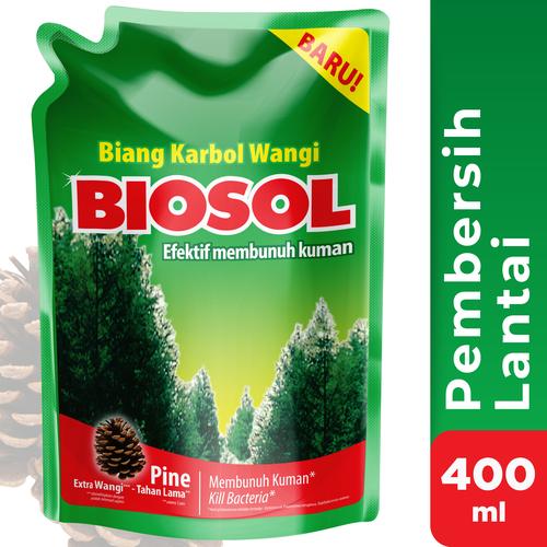 Promo Biosol Pouch Pembersih Lantai Regular Karbol - 400ml - - Godrej ...
