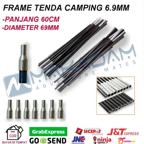 Jual frame tiang tenda camping fiber 6.9mm - Tali Frame - Jakarta Barat ...