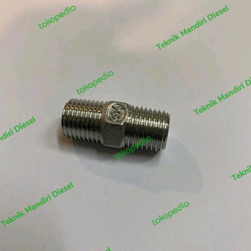 Jual Nepple Stainless Fitting Stainless Steel 304 Double Nepple 1 8inc