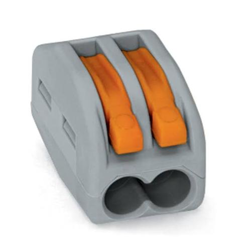 Jual konektor sambung kabel 2 pin oem wago pct 212 listrik cage clamp ...