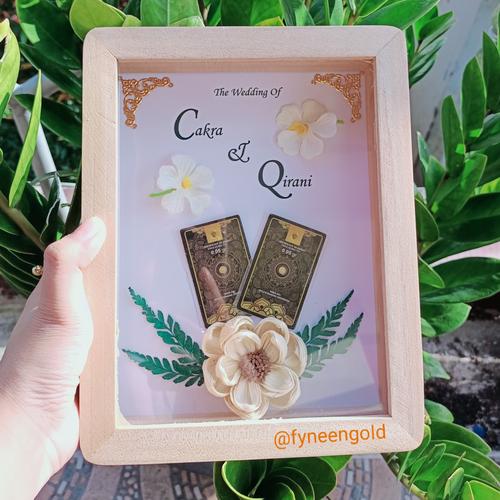 Jual Simple Frame Mahar 3D Rustic (Frame kayu kaca akrilik) - Sudut ...