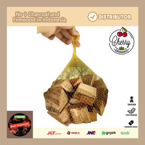 Jual Kayu Bakar Smoke Wood Chunks 1Kg Cherry Pellet Premium Quality ...