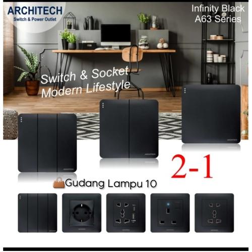 Jual Architech Infinity A63 Black/Engkle/Seri/Triple/S.4/S Hotel/AC - S ...