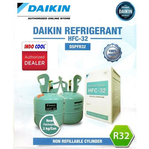Promo FREON R32 DAIKIN, REFRIGERANT R32 DAIKIN (3Kg) Cicil 0% 3x - Jakarta Barat - INDO COOL ...