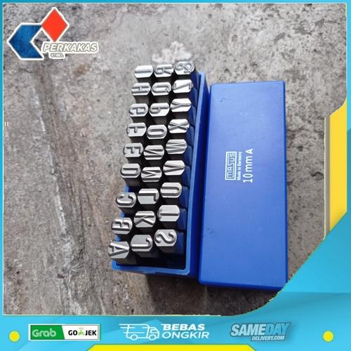 Jual Ketok huruf dan angka 10 mm Alat penanda besi stainless masus set ...