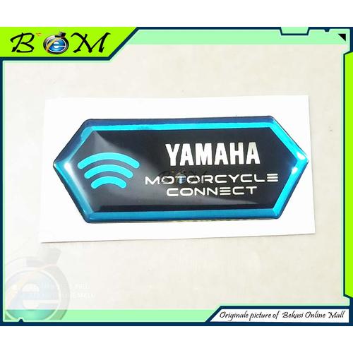 Jual stiker sticker emblem timbul yamaha motorcycle connect y-connect ...