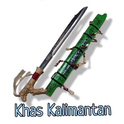 Jual MANDAU DAYAK KHAS KALIMANTAN ASLI MOTIF KALIMANTAN PANJANG 65cm ...