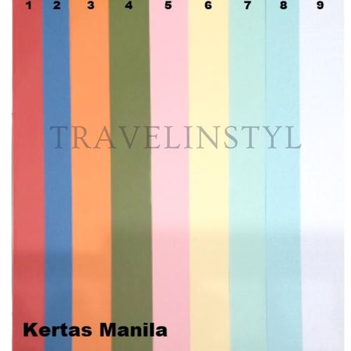 Jual Kerta Manila Kertas Mading Kertas BC Art Paper 86cm x60cm isi 5 ...