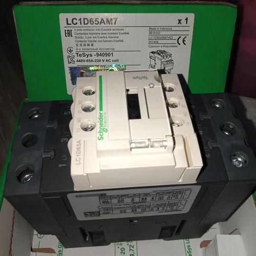 Jual Contactor/Kontaktor LC1D65A Schneider ORI 65A-220VAC Coil 440V - Kab. Tangerang ...