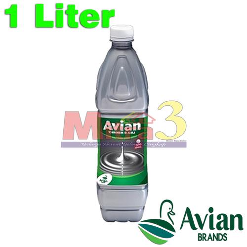 Jual AVIAN Thinner B Asli 1L / Tinner Tener Pengencer Cat Synthetic 1 Liter - Kota Makassar ...