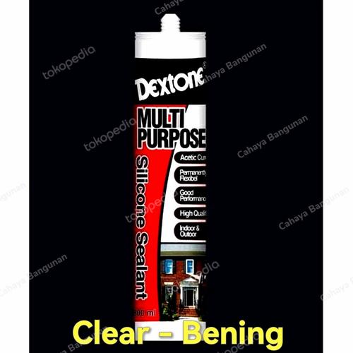 Jual SEALANT DEXTONE Lem Kaca Silicone Tabung 300 ML 300ML Clear Bening - Jakarta Barat ...