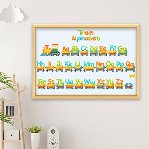 Jual Poster Edukasi Belajar Anak TK PAUD Huruf Abjad Alfabet ABC ...