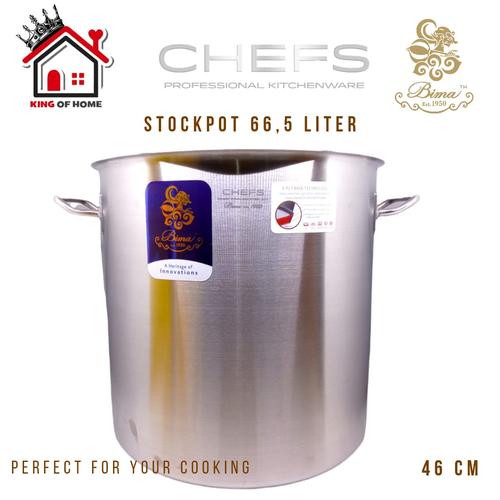 Jual Bima Chefs Stock Pot 46cm 66,5Liter Sus 304 BP1900146 Panci Tinggi ...