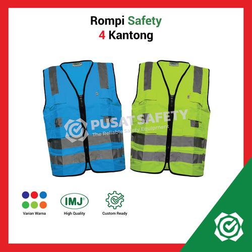 Jual Rompi Kerja Safety 4 Kantong Scotlight - Merah, All Size - Jakarta ...