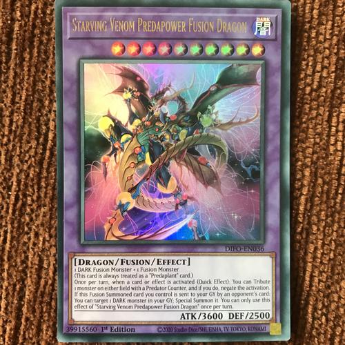 Jual Starving Venom Predapower Fusion Dragon - DIFO-EN036 - Ultra Rare Yugi - Kota Palangkaraya ...