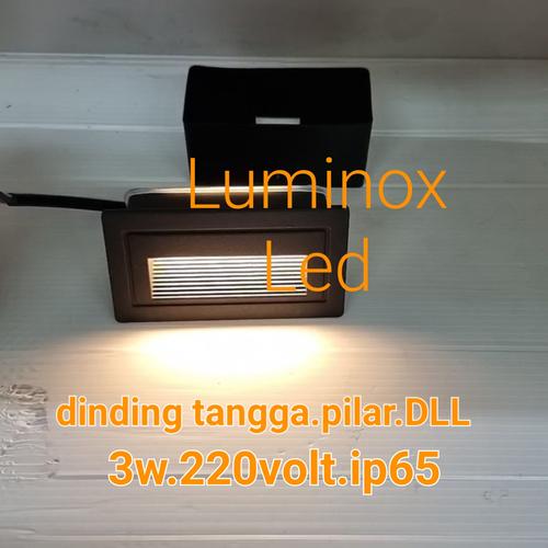 Jual step light tangga led 3 watt 3w tanam dinding outdoor 3watt 3 w ...