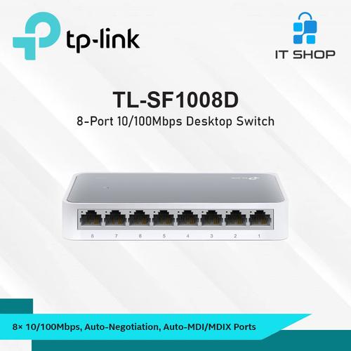 Jual TP-Link TL-SF1008D 8-Port 10/100Mbps Desktop Switch - Kota Malang ...