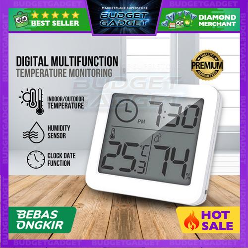 Jual BudgetGadget Jam Digital Meja Dinding Suhu Ruang Thermometer ...