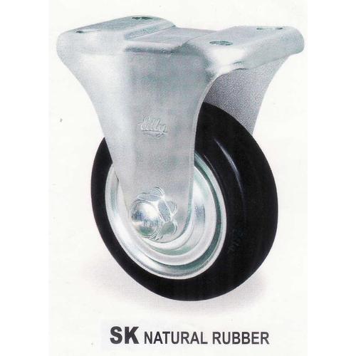Jual Rubber Castor Rigid Wheel MERK EDLY (roda troli/cart/hotbox ...