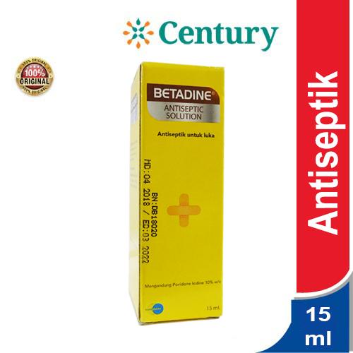 Promo Betadine Solution 15ml / obat luka antiseptik / Alat P3K ...