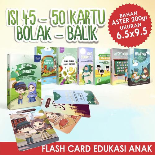 Jual Flash Card Mainan Edukasi Anak Kartu Belajar Angka Huruf Hijaiyah ...