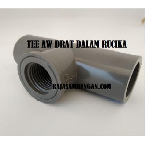 Jual Faucet Tee 3/4 inch AW Tee Drat Dalam Sambungan Pipa Rucika - Kota Depok - raja sambungan ...