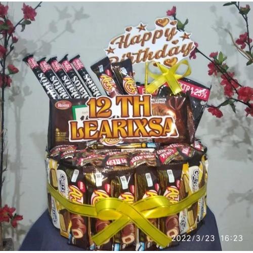 Jual SNACK TOWER KUE TART BUCKET BUKET JAJANAN SNACK SUSUN ULANG TAHUN ...