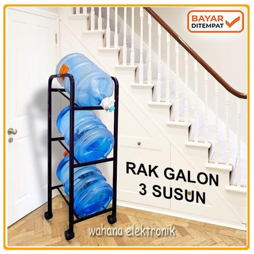 Promo Rak Galon 3 Susun / Rak Dispens / Galon Air Serbaguna Ekonomi ...