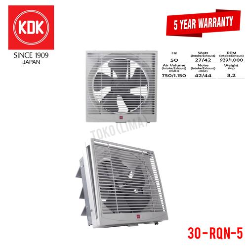 Jual Exhaust Fan KDK 30 RQN 5 12" Wall Fan KDK Dinding KDK 30RQN Hexos ...