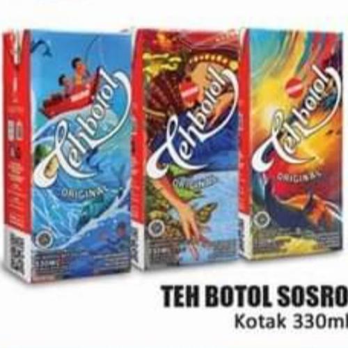 Jual teh botol 330 ml/teh kotak 330 ml murah/teh botol edisi hut RI ...