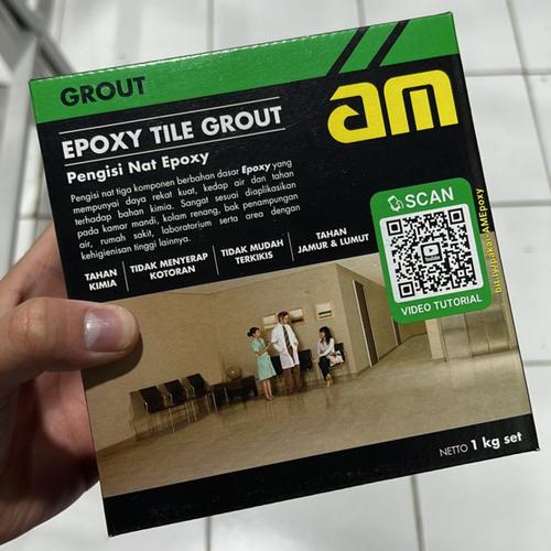 Jual AM 55 TILE GROUT EPOXY / AM 55 NAT KERAMIK GRANIT EPOXY RESIN ...