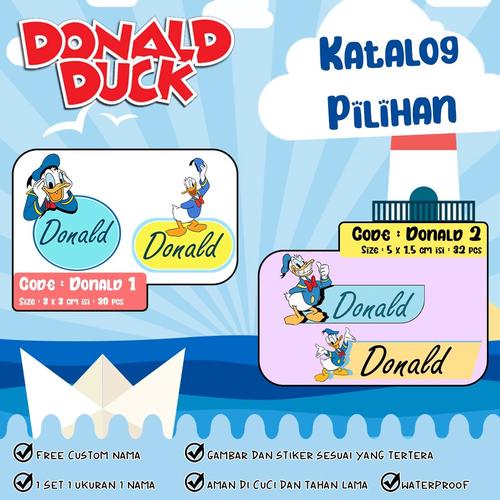 Jual [GIANTPALACE] STICKER BUKU ANAK COWOK CUSTOM NAMA BERKARAKTER ...